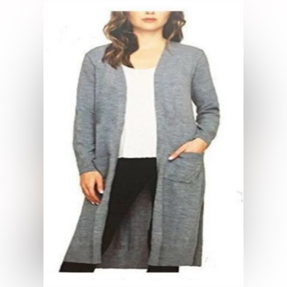 Matty M | Sweaters | Matty M Gray Cardigan Sweater Classic Knit Size L ...